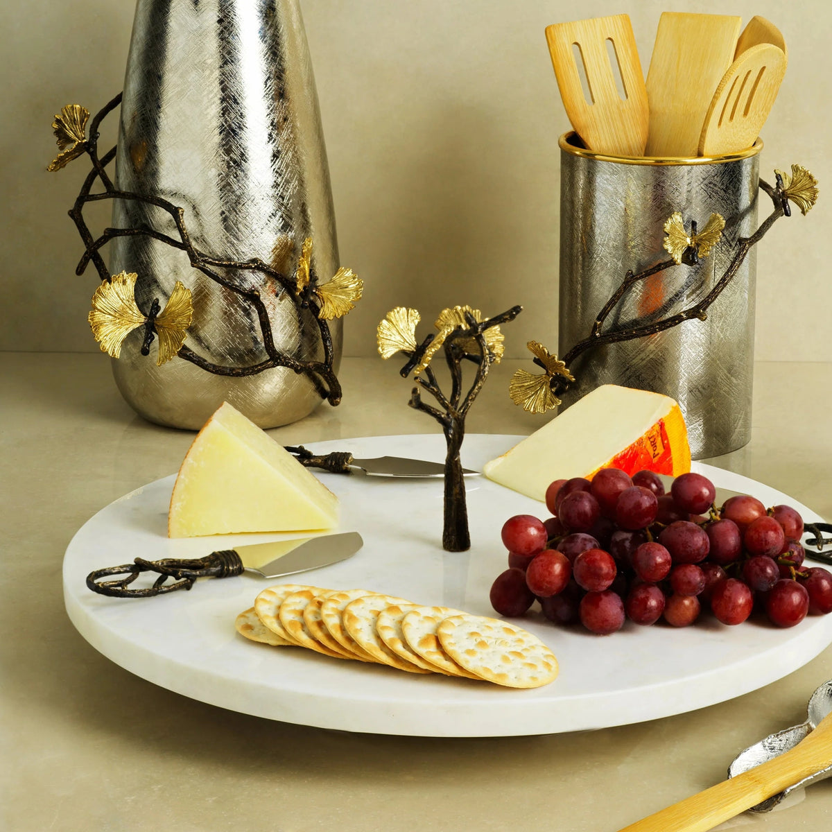 Michael Aram Butterfly Ginkgo Lazy Susan – EK Home